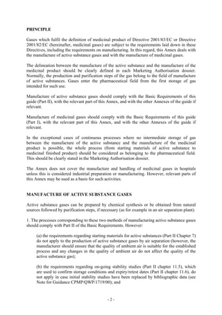 Gmp eu annex 6 | PDF