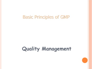 Good Manufacturing Practices (GMP) train | PPT