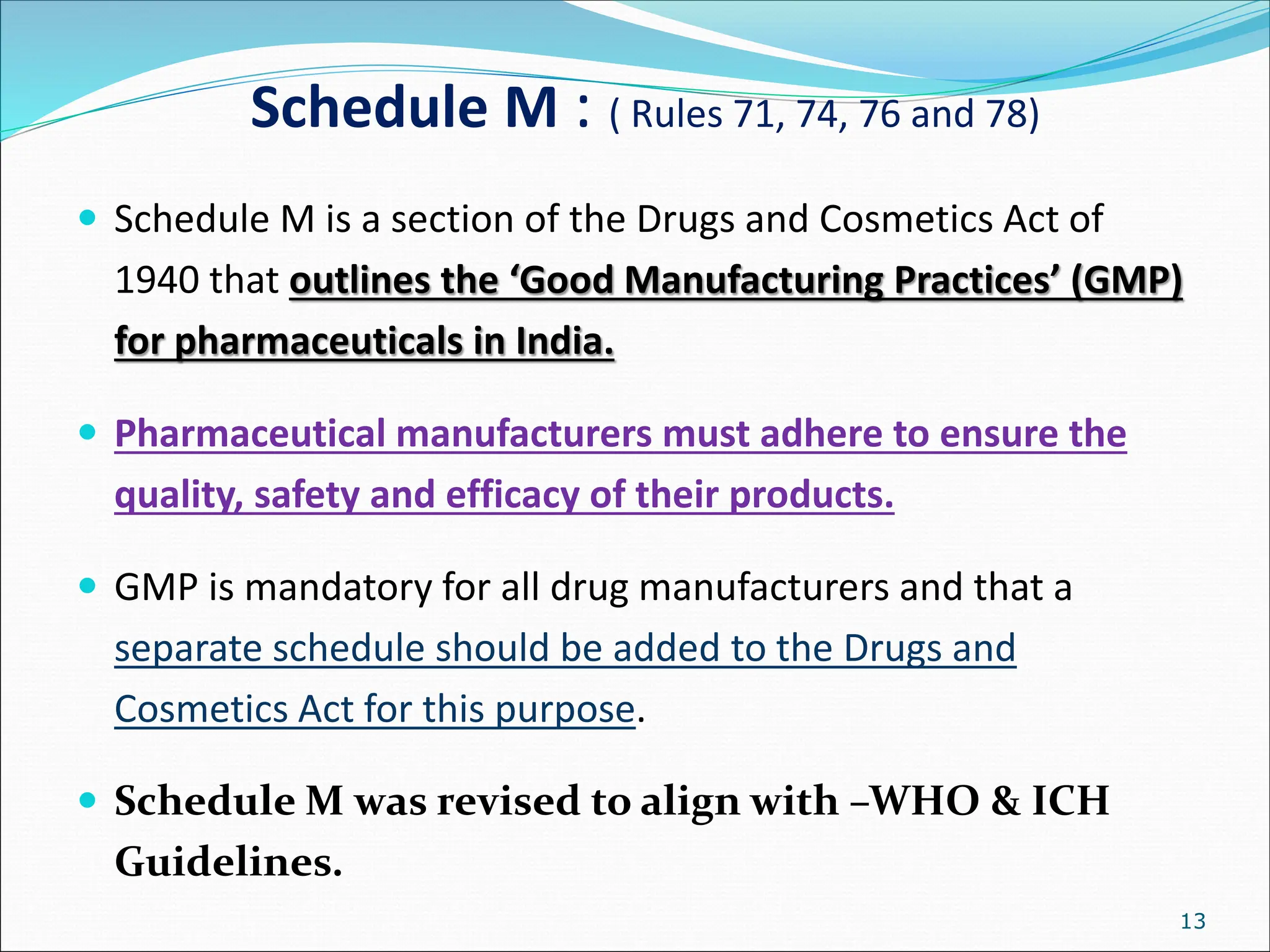 GMP-Revised Schedule M for API- Dr. A. Amsavel.pdf