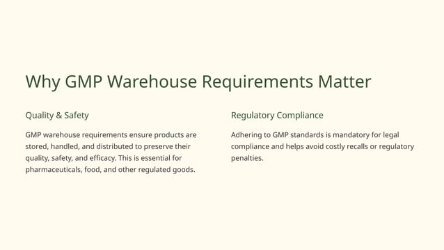GMP Warehouse Checklist with eAuditor Audits & Inspections | PPT
