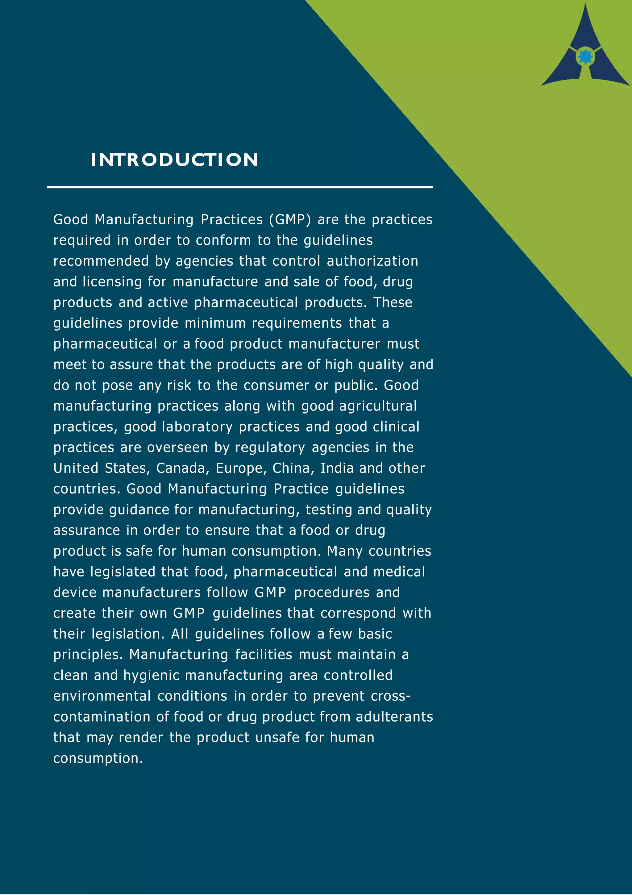 Good Manufacturing Practice (GMP) | Arrelic Insights | PDF