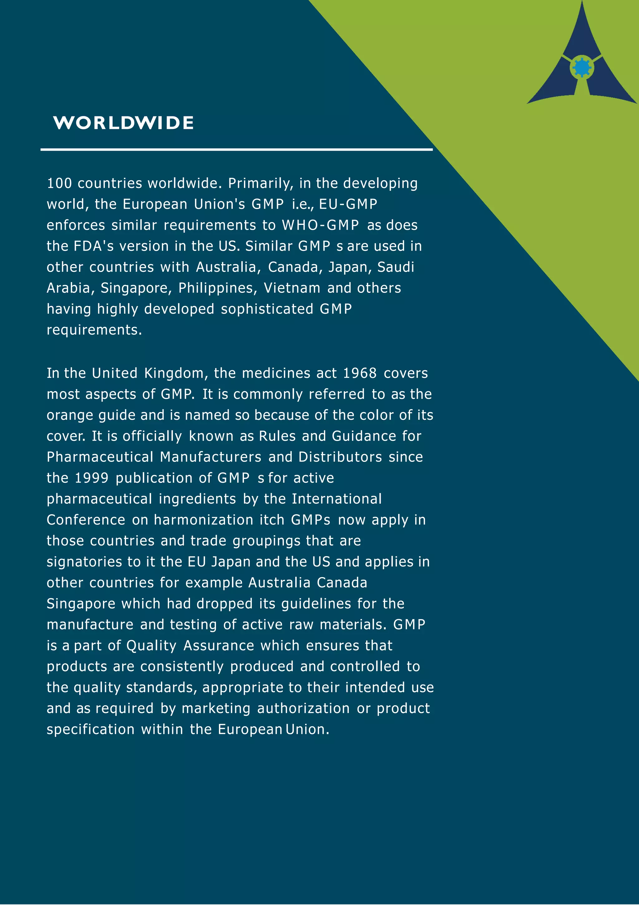 Good Manufacturing Practice (GMP) | Arrelic Insights | PDF