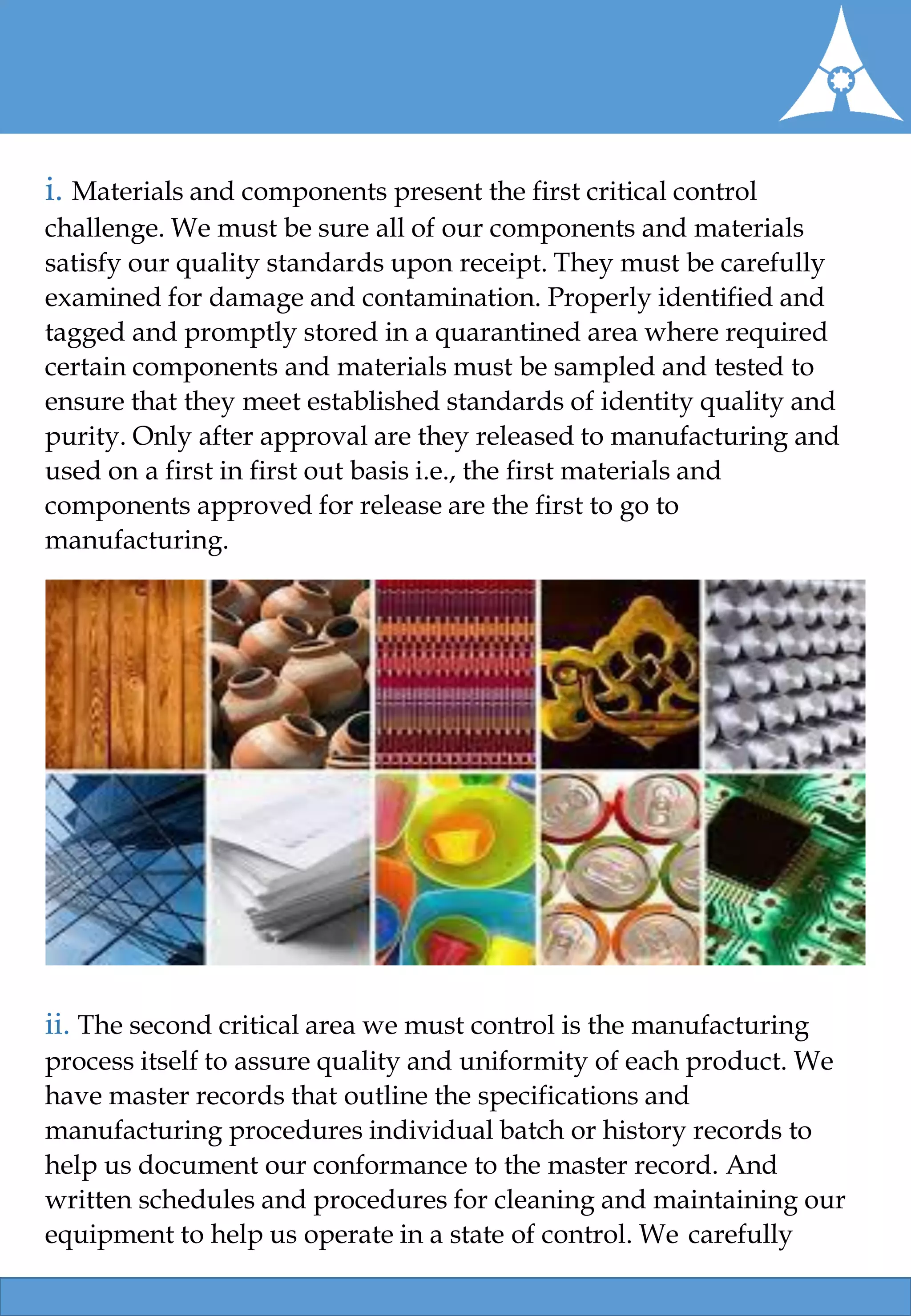 10 Principles of Good Manufacturing Practice (GMP) | PDF