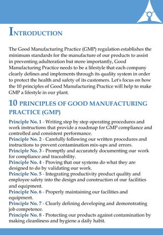 Current Good Manufacturing Practices (CGMP) 10 Principle's, 56% OFF