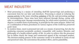 GMP AND HACCP in meat processing industry | PPTX