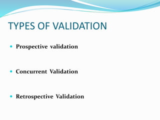 Good manufacturing and validation | PPTX