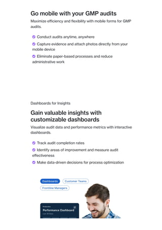 GMP Audit Checklists App Easily conduct GMP audits with this ...
