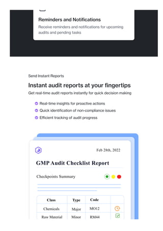 GMP Audit Checklists App Easily conduct GMP audits with this ...