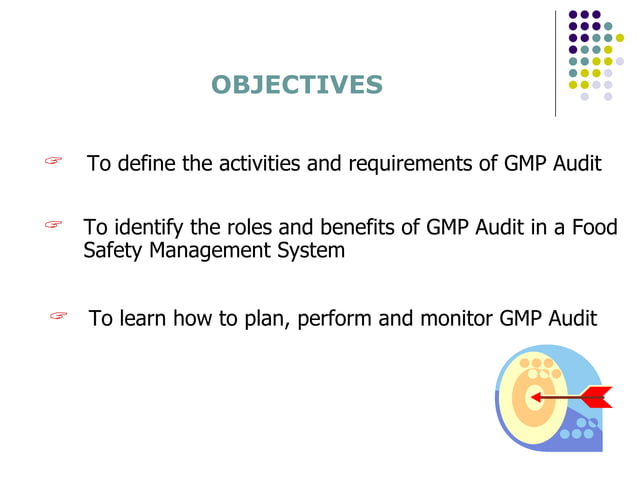 Gmp Auditor Training Course | PPT