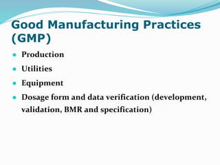 Good manufacturing practices (schedule m) | PPTX