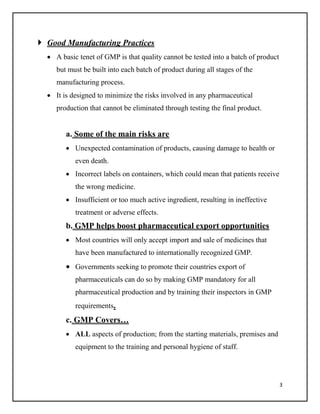 GMP CGMP .pdf | Pharmaceutical Industry | Industries