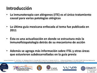 Sesión Académica del CRAIC "Guía Mexicana de Inmunoterapia GUIMIT 2019 ...