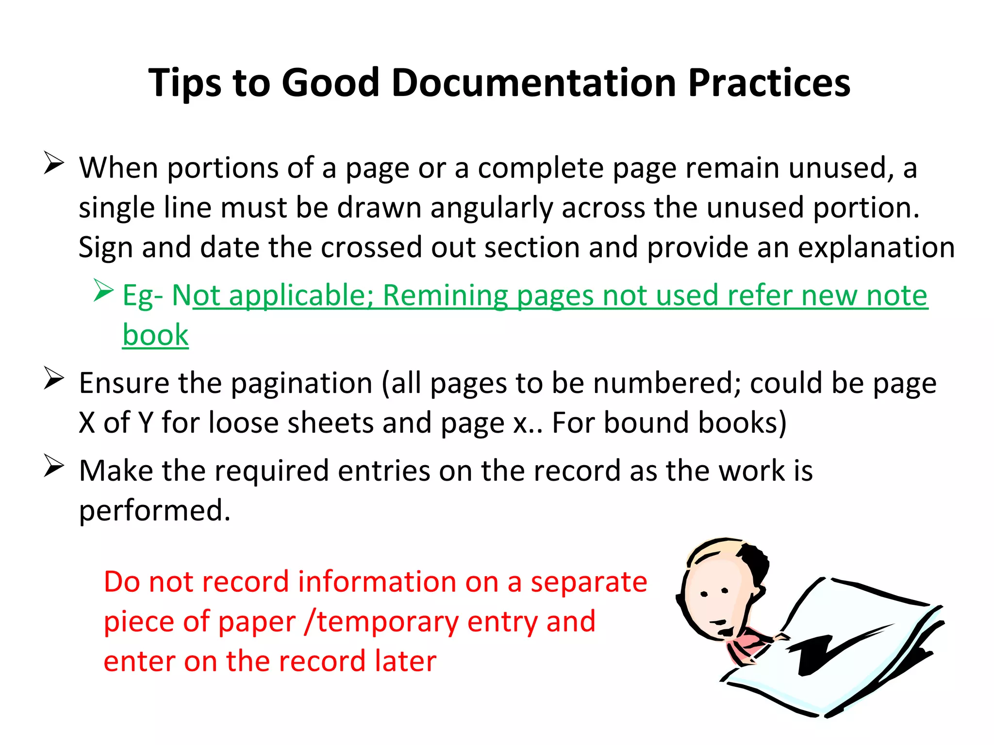 Good Documentation Pactise dr. amsavel | PPT
