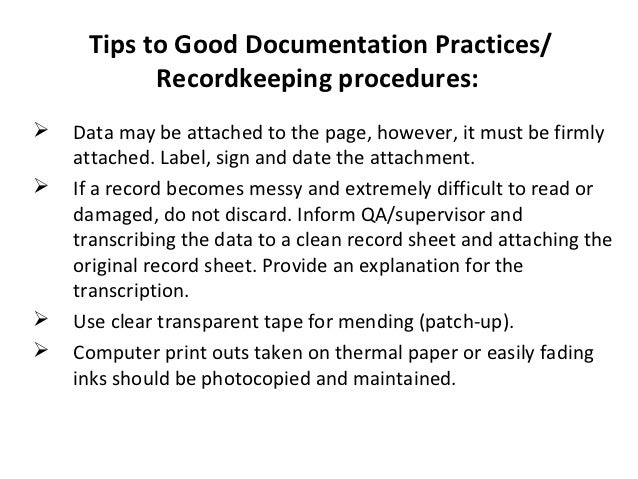 Good Documentation Pactise dr. amsavel