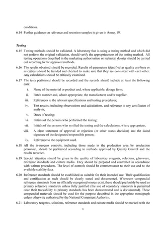 Gmp eu chapter 6 | PDF