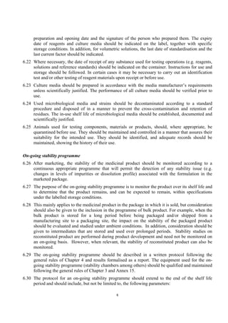 Gmp eu chapter 6 | PDF