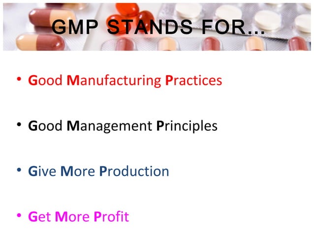 Gmp final 97 03 | PPT