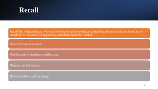 GMP for Nutraceuticals................... | PPTX