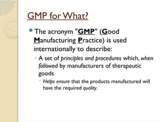GMP for Pharmaceutical Manufacturing.pptx