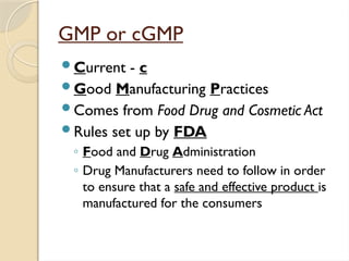 GMP for Pharmaceutical Manufacturing.pptx