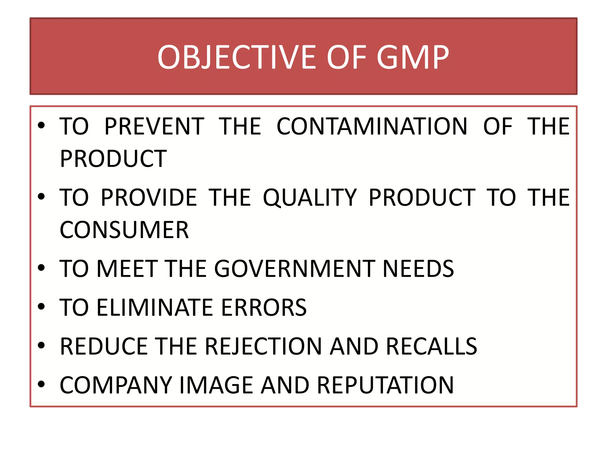 Gmp, glp, iso 9000, import | PPTX