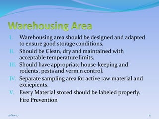 Gmp (good manufacturing practices) | PPTX