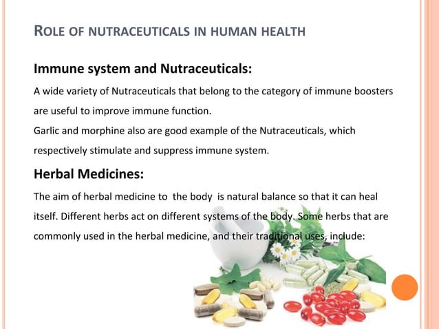 GMP Guidelines for Nutraceuticals - Indian And European | PPTX | Herbs and Supplements ...