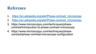 phase contrast microscope in general MB. | PDF