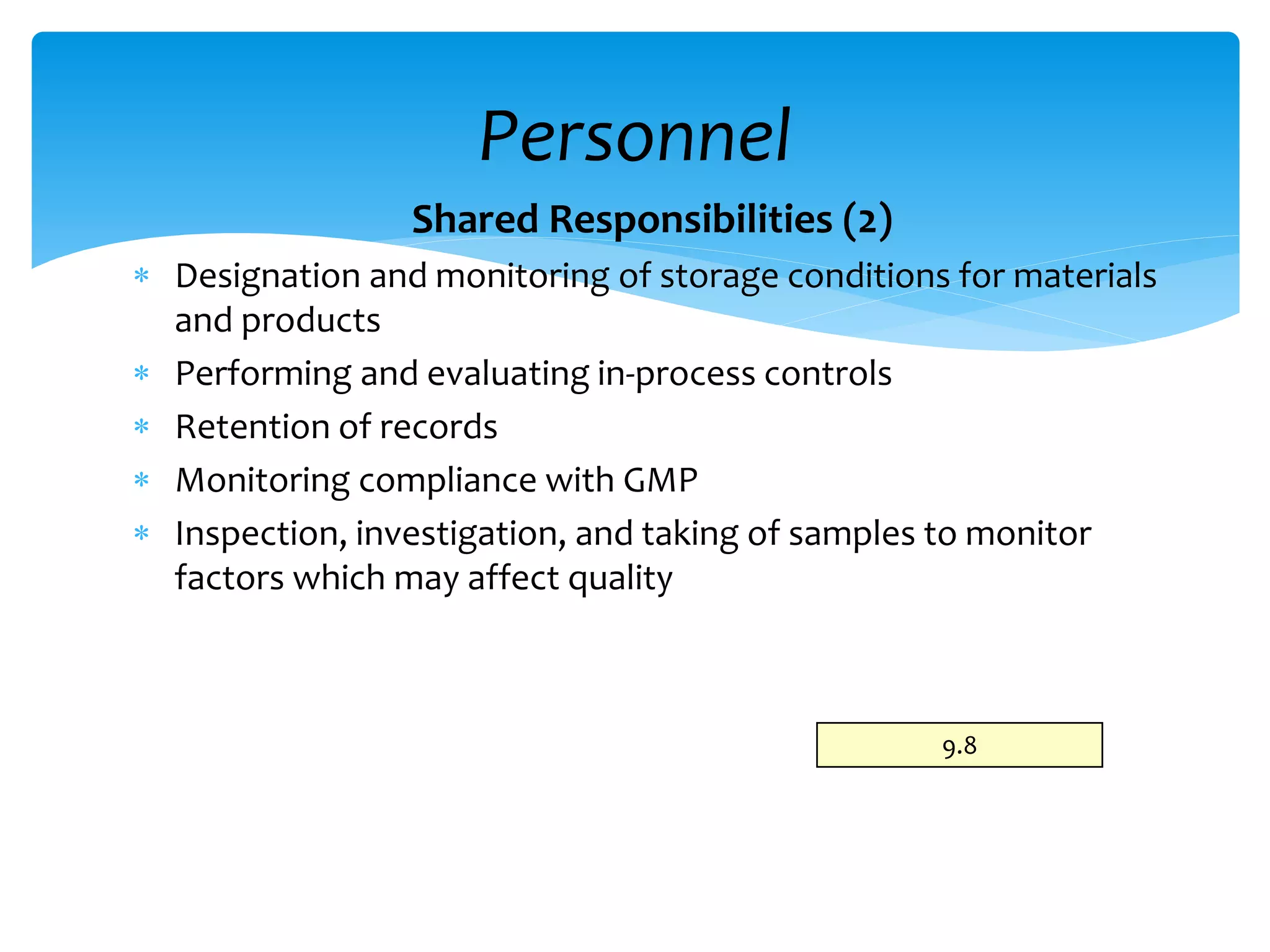 GMP { Good manufacturing Practices } | PPTX