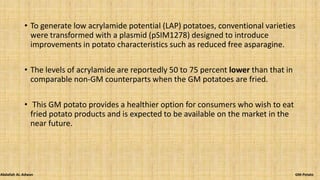 Gm potato | PPTX