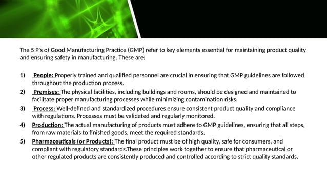 GOOD MANUFACTURING PRACTICES PPT-1.pptx