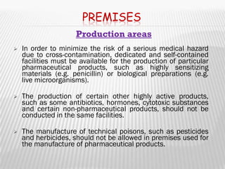 Gmp premises 112070804006 | PPTX