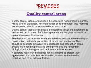 Gmp premises 112070804006 | PPTX