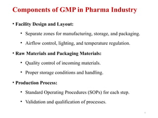 GMP Presentation By Ms. Jamdhade A. A. Quality Assurance | PPTX