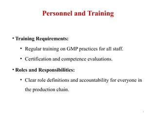 GMP Presentation By Ms. Jamdhade A. A. Quality Assurance | PPTX