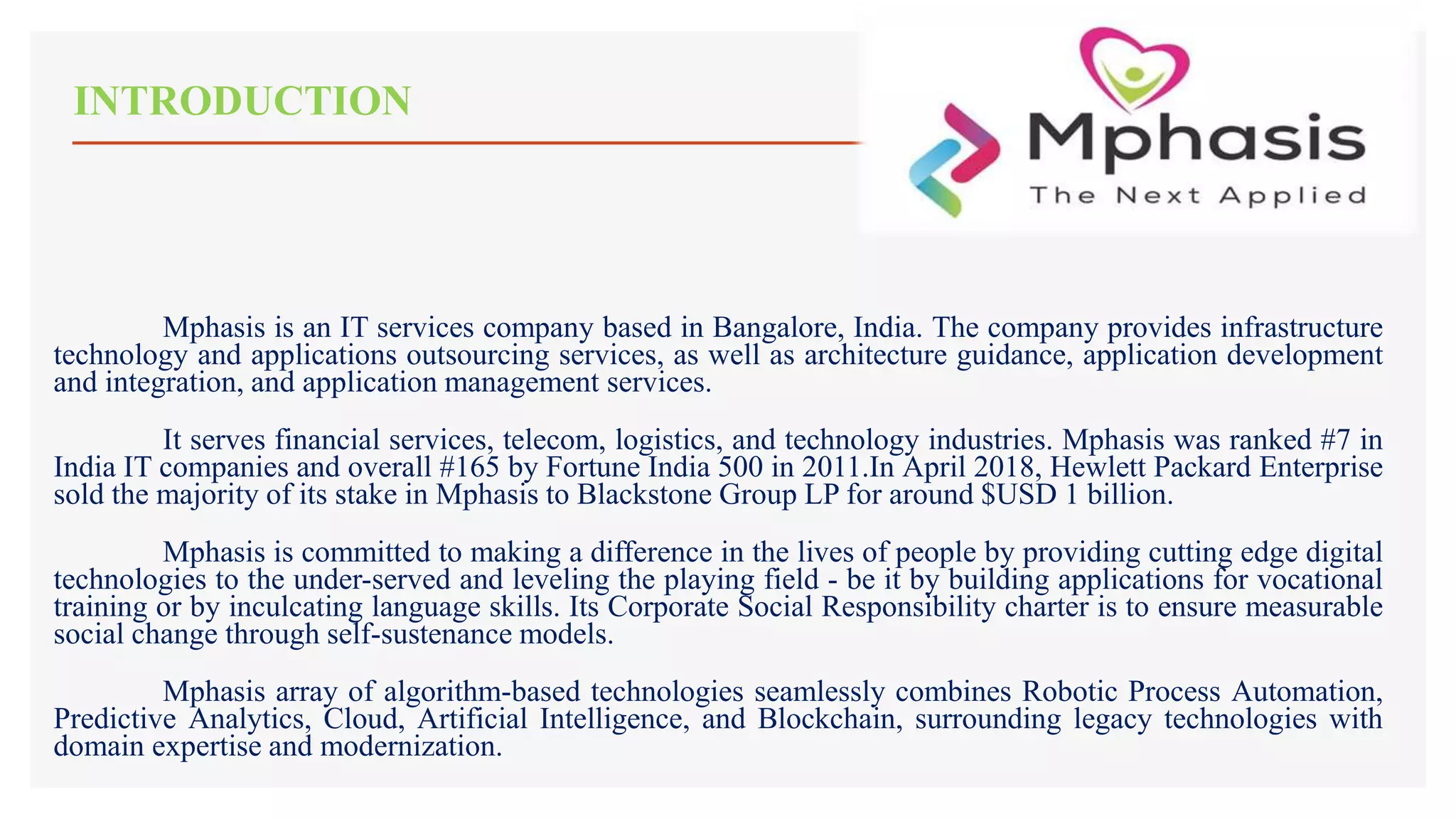 MPHASIS | PPTX