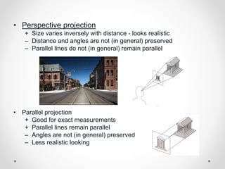 Geometric transformations and projections | PPTX