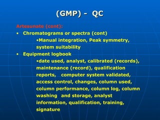 Good Manufacturing Practices For Quality Control | PPT