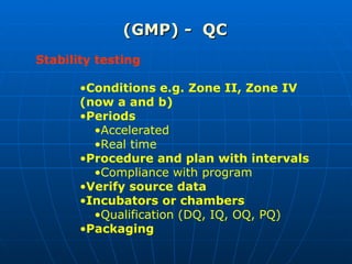 Good Manufacturing Practices For Quality Control | PPT