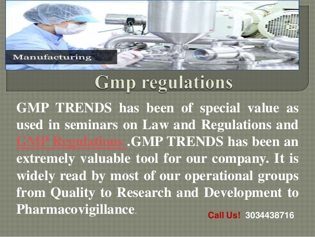Gmp regulations