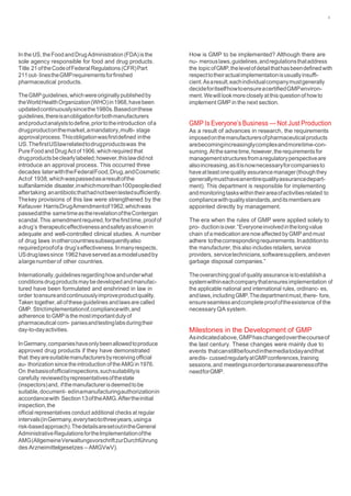 GMP Regulations: A practical Guide for Laboratory and Cleanroom ...