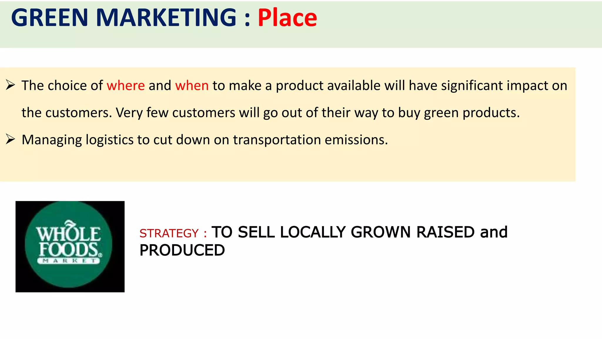 GREEN MARKETING OVERVIEW | PPTX