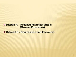 GMP Sub Part A & B | PPTX