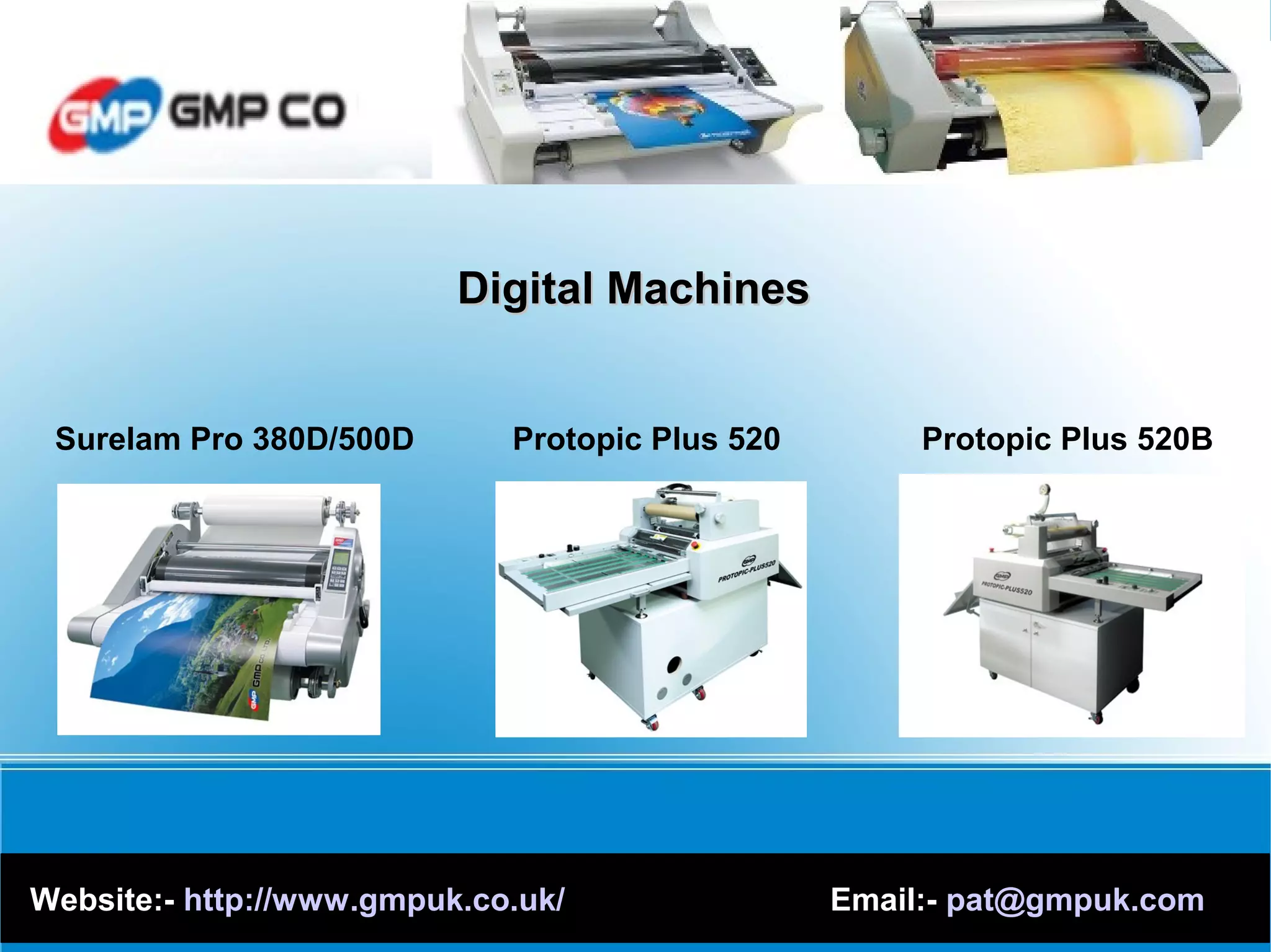 Laminating Machines | PPT