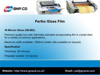 Laminating Machines | PPT