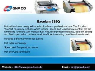 Laminating Machines | PPT