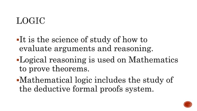 GMQ2L1_The Language of Logic.pptx | Educational Assessment | Education