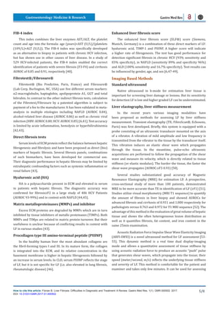 Liver Fibrosis: Difficulties in Diagnostic and Treatment: A Review ...