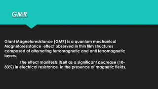 Gaint Magnetoresistance(Gmr)power point.pptx