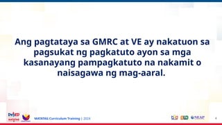 GMRC-4_Assessment test for grade 4 matatag | PPTX